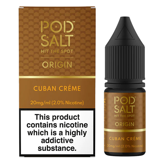 Cuban Cream 10ml Nic Salt By Pod Salt | Drake's Review