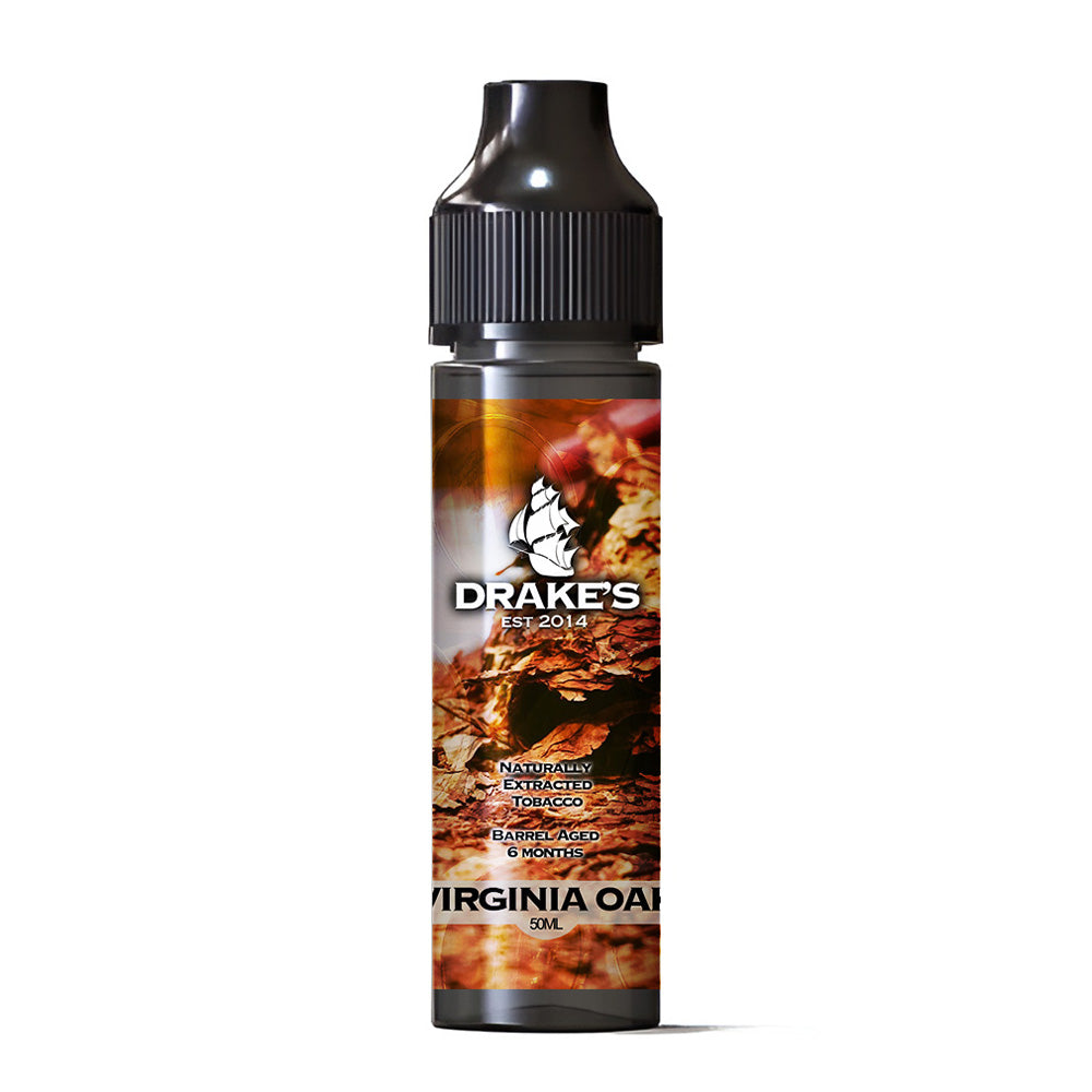Virginia Oak Tobacco 50ml E Liquid By Drakes
